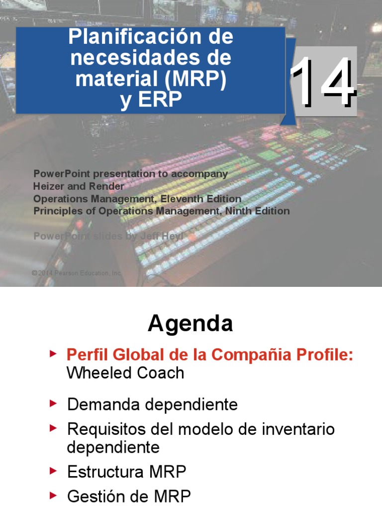 MRP y Erp | PDF | Inventario | Planificación de recursos empresariales