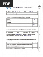 IOSH Managing Safely Questions and Answers Sample PDF | PDF | Risk | Risk Assessment