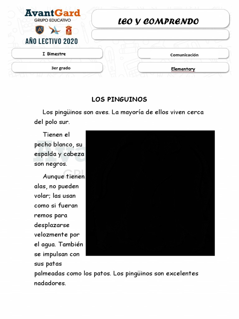 LECTURA - Pinguinos | PDF