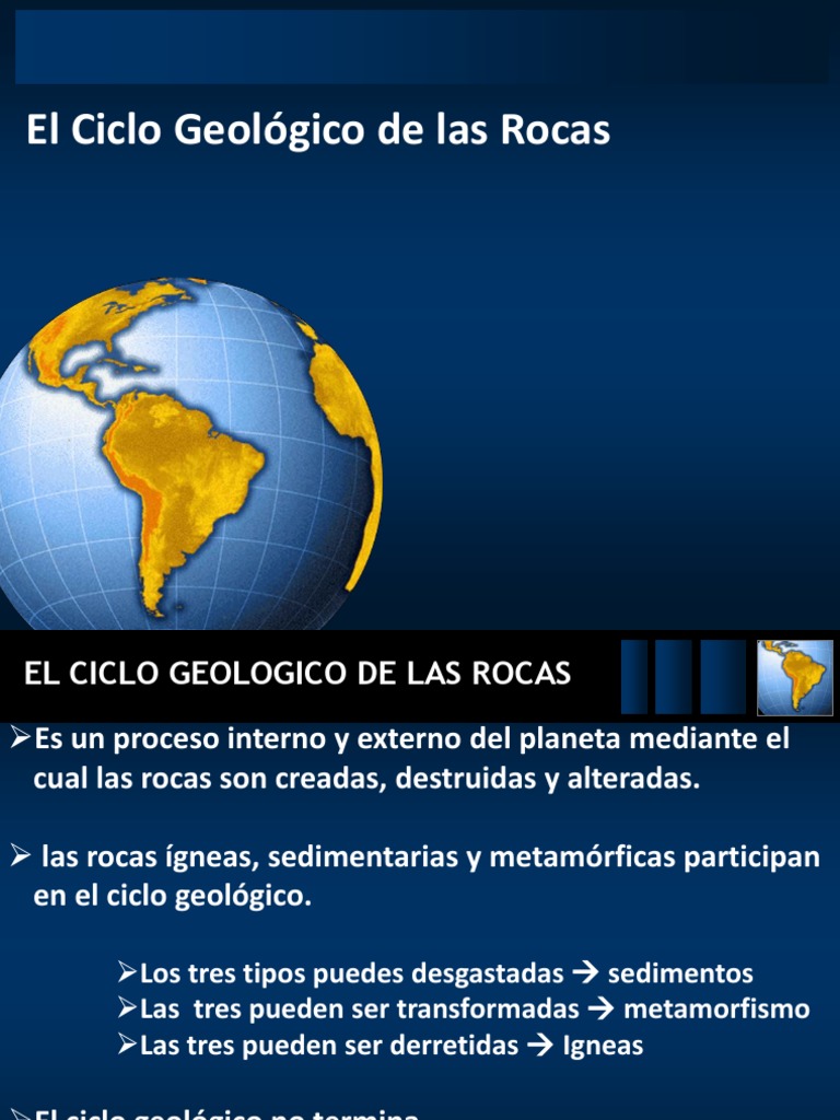 1 - Geologia - Introductoria - Ciclo de Las Rocas | PDF | Ciencias ...