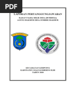 contoh laporan LPJ bumdes | PDF