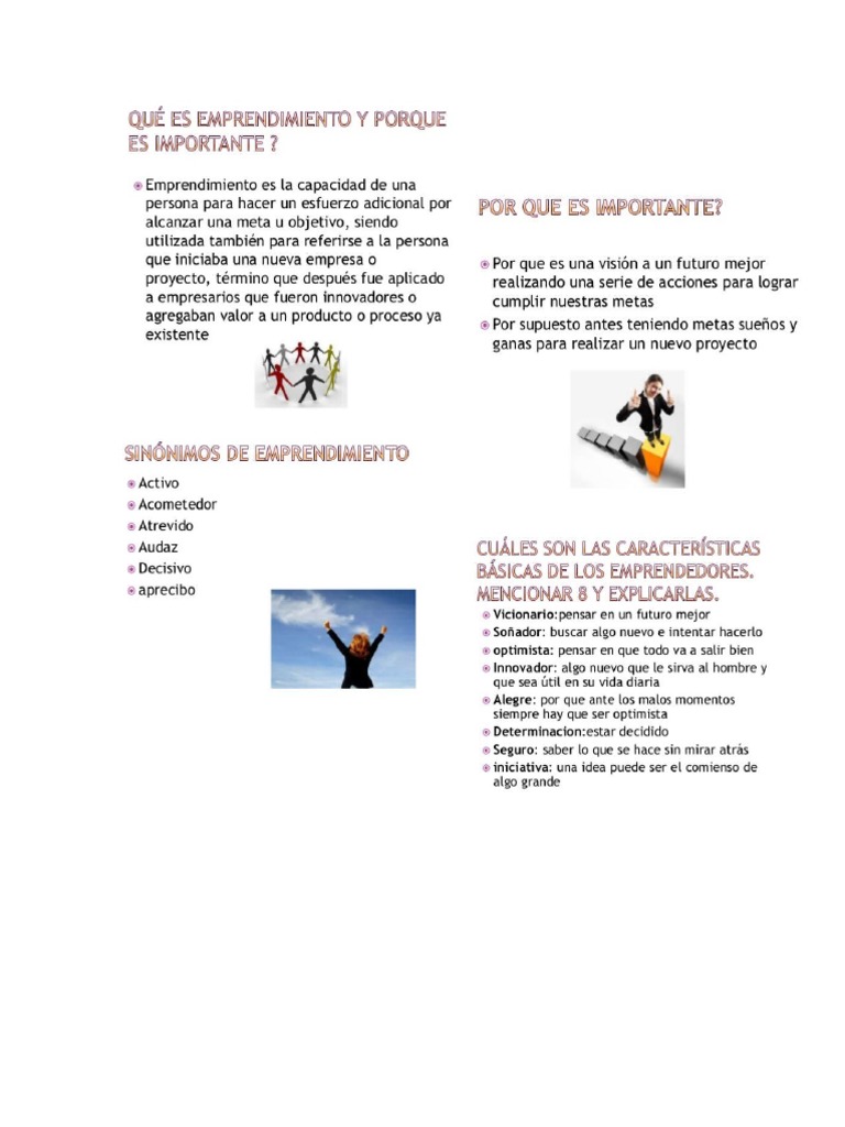 Emprendedor Empresarial Tradicional | PDF | Iniciativa empresarial ...