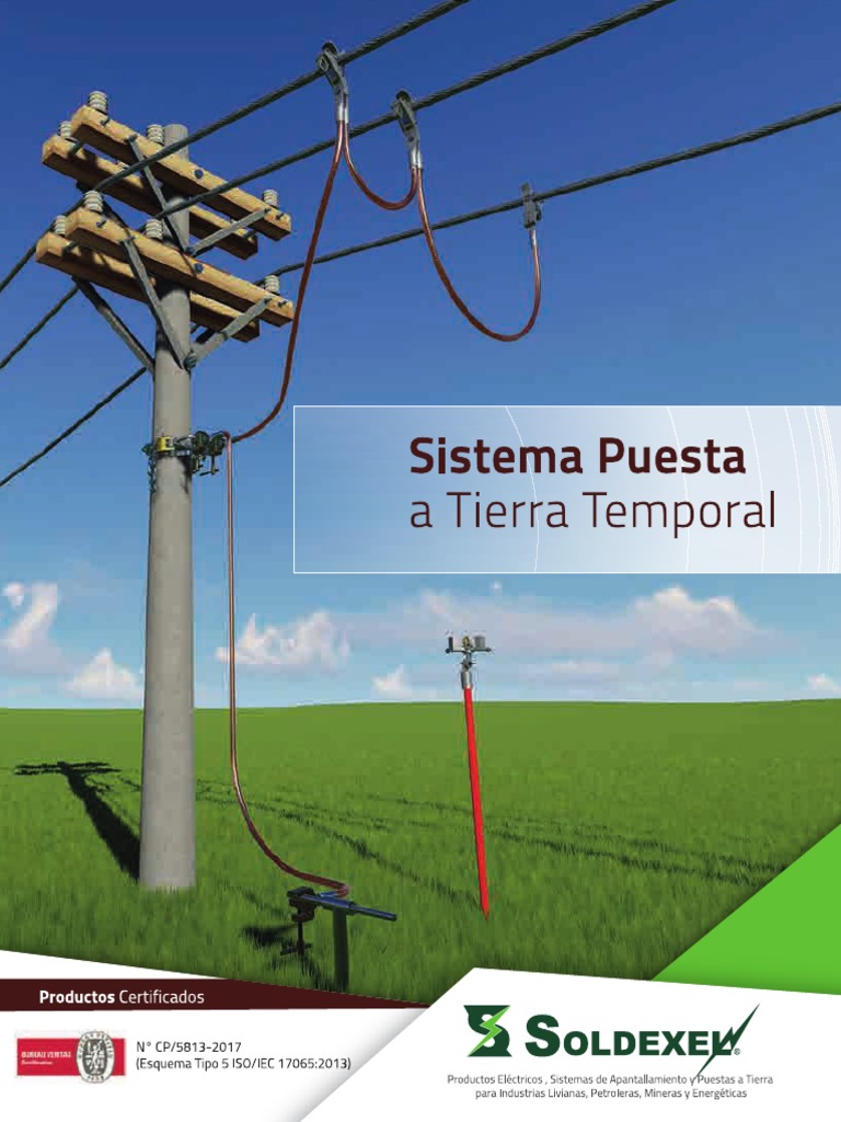Catalogo Sistema Puesta A Tierra Temporal | PDF | Cobre | Cantidades fisicas