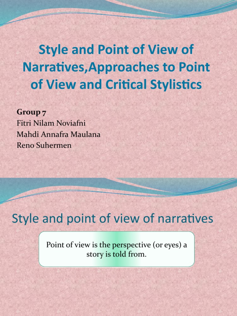 Narrative Perspectives Explained | PDF | Narration
