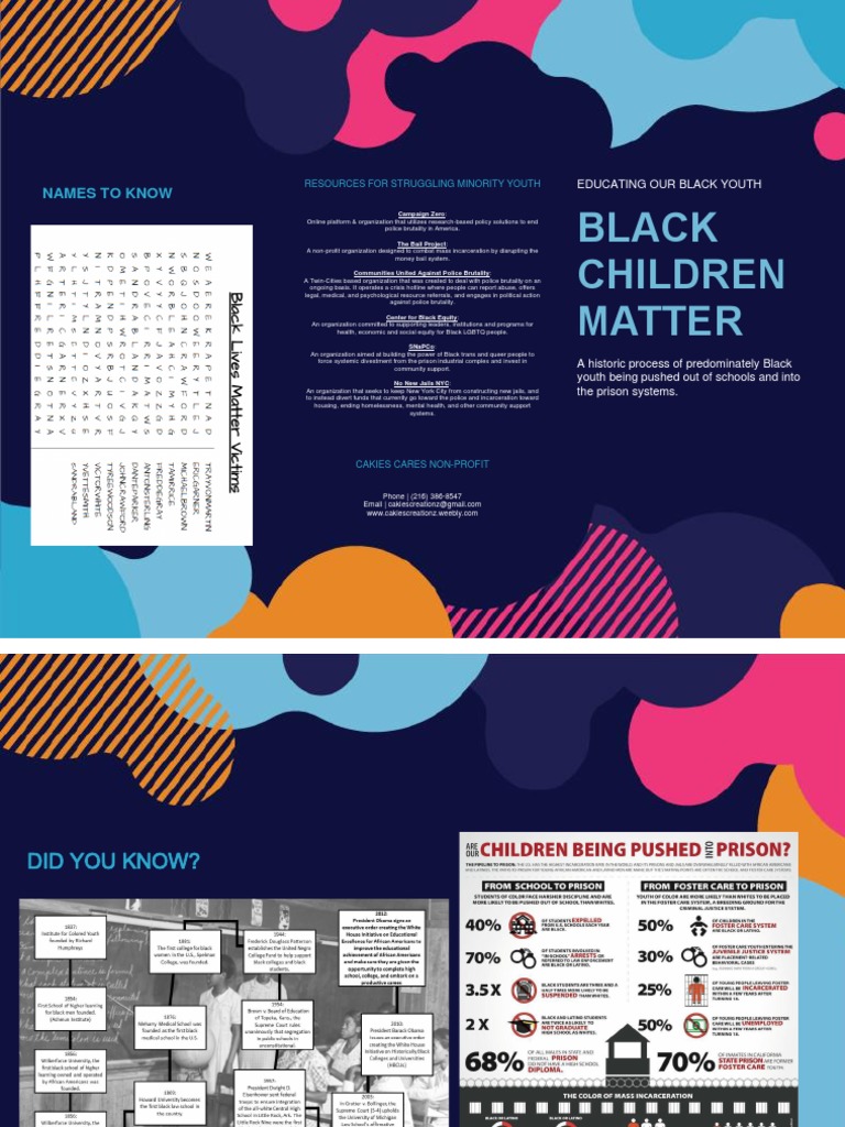 School To Prison Pipeline Pamphlet | PDF | Prison | Incarceration In ...