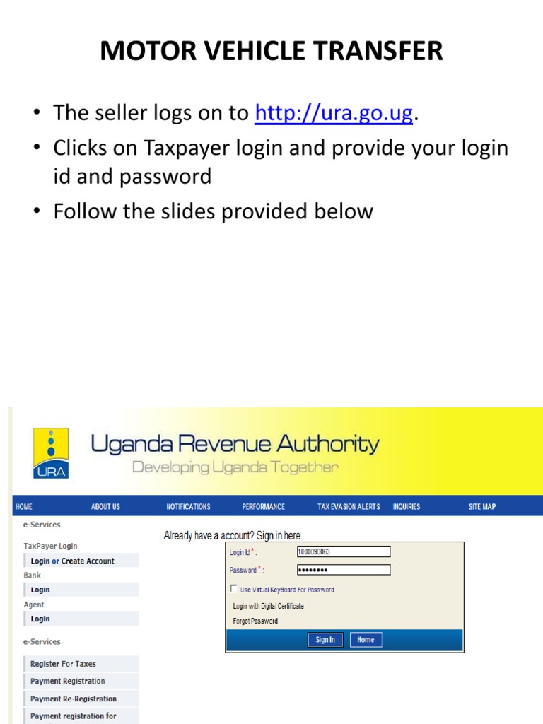 Guide For Motor Vehicle Transfer PDF | PDF