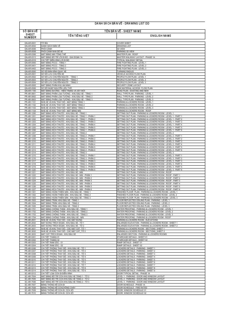 Lrt-Dwg-Ar-Dd-Gn-Ar-0002-1-Drawing List | PDF | Queensland | Buildings ...