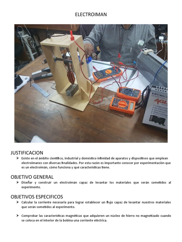 ELECTROIMAN | PDF | Magnetismo | Cantidades fisicas