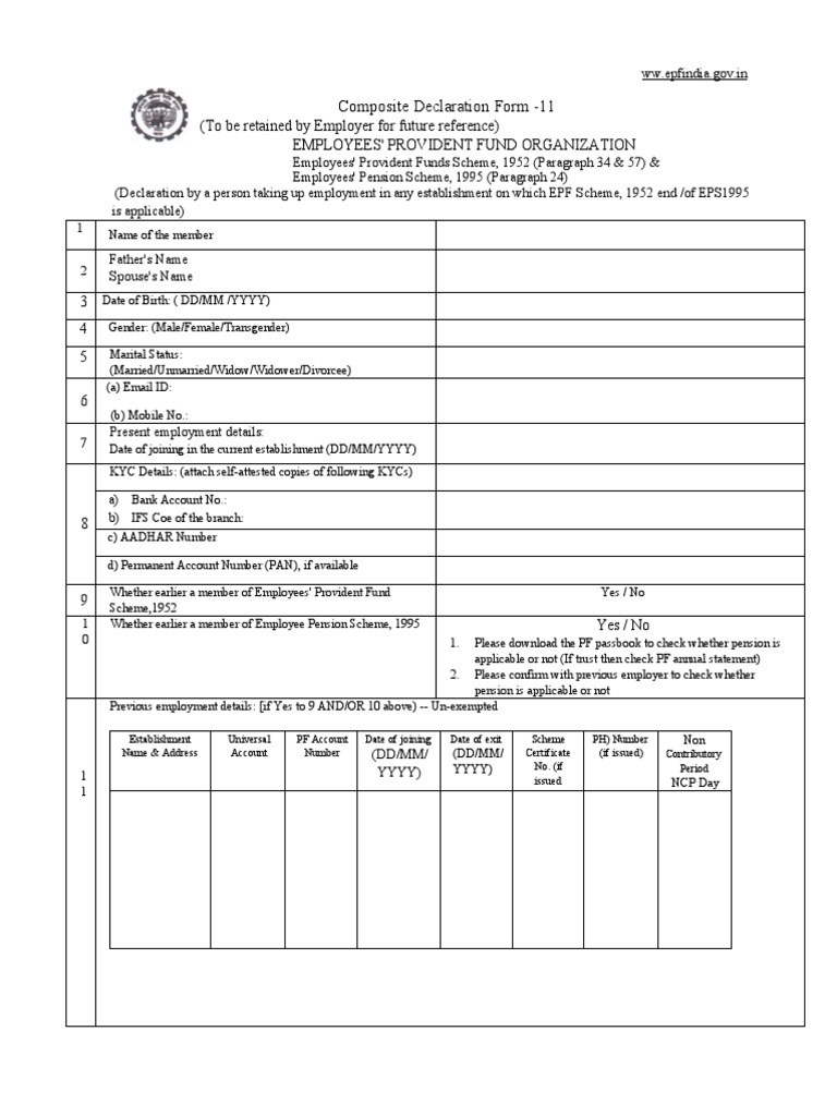 Form - 11 | PDF | Government | Business