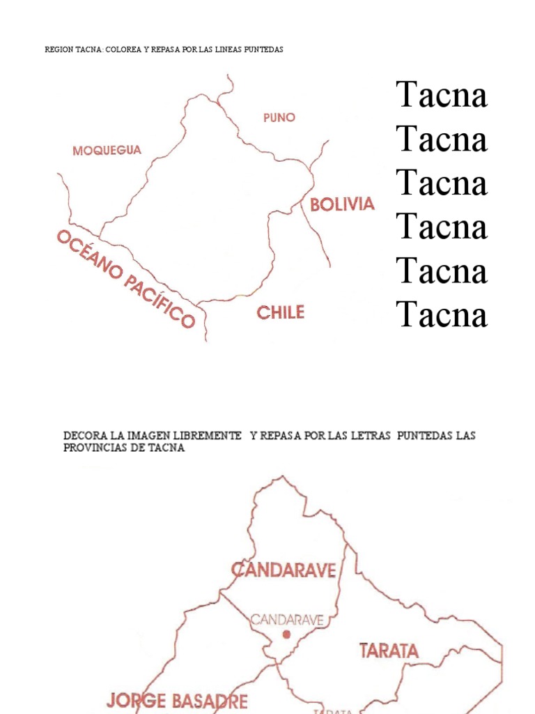 Mapa y Escudo de Tacna | PDF | Naturaleza