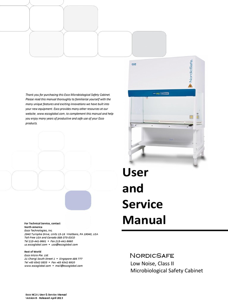 User+And+Service+Manual-+BSC NC2 V.B April+2013-1 PDF | PDF | Nature