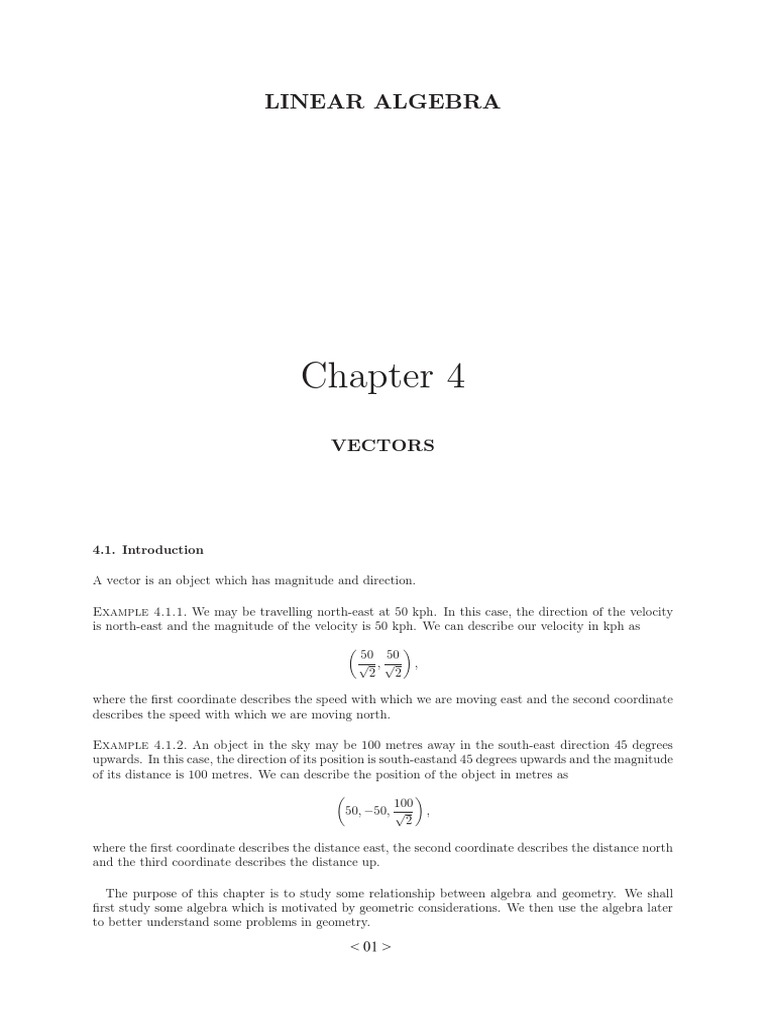 Linear Algebra: Wwlchen | PDF | Vector Space | Norm (Mathematics)