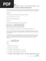 Modal Class - GCSE Maths - Steps, Examples & Worksheet | PDF | Mode ...