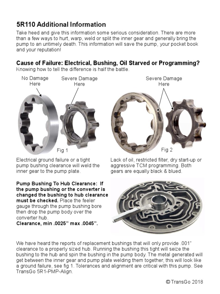 5R110 Additional Info 6.15A.2018 | Download Free PDF | Pump | Voltage