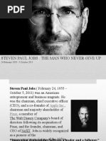 Steve Jobs: A Legacy of Innovation | PDF | Pixar | Steve Jobs