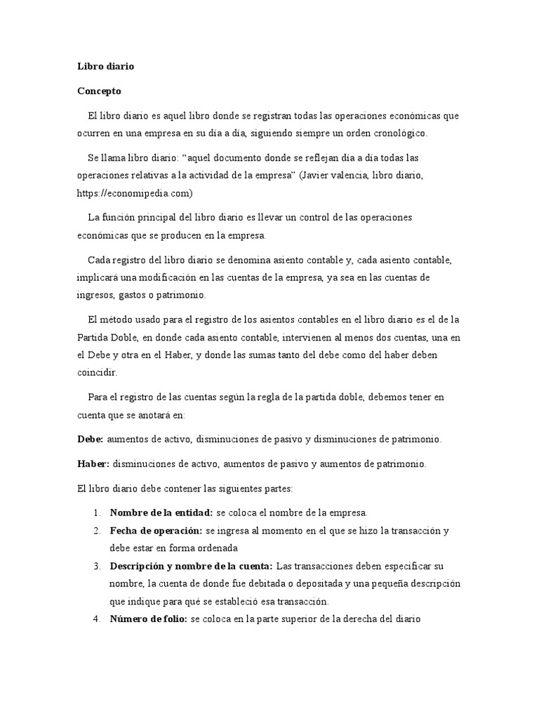 Libro Diario | PDF | Contabilidad | Impuestos