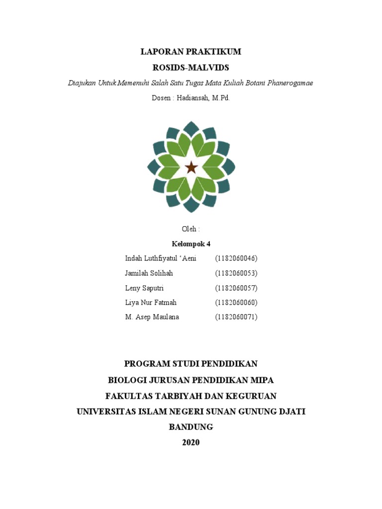 Laporan Praktikum Rosids | PDF