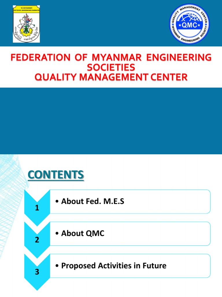 QMC Profile | PDF | Iso 9000 | International Organization For ...