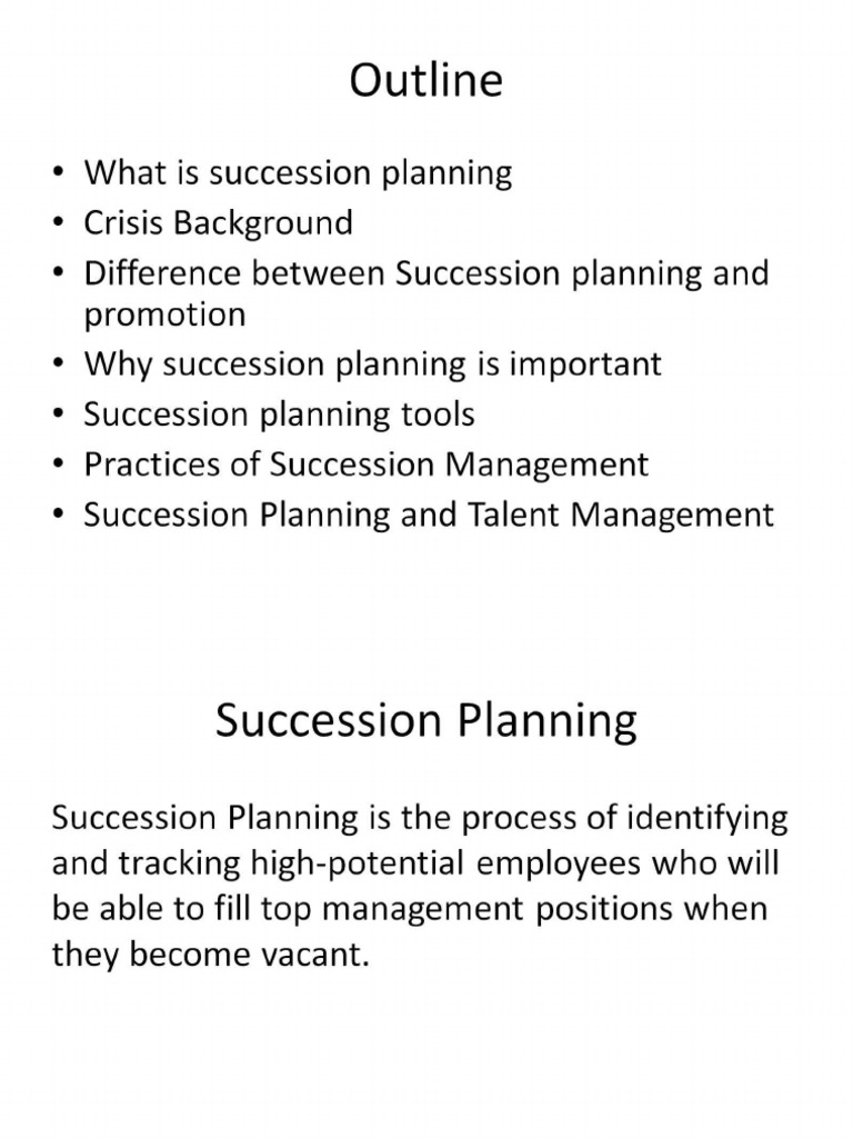 Succession Planning | PDF