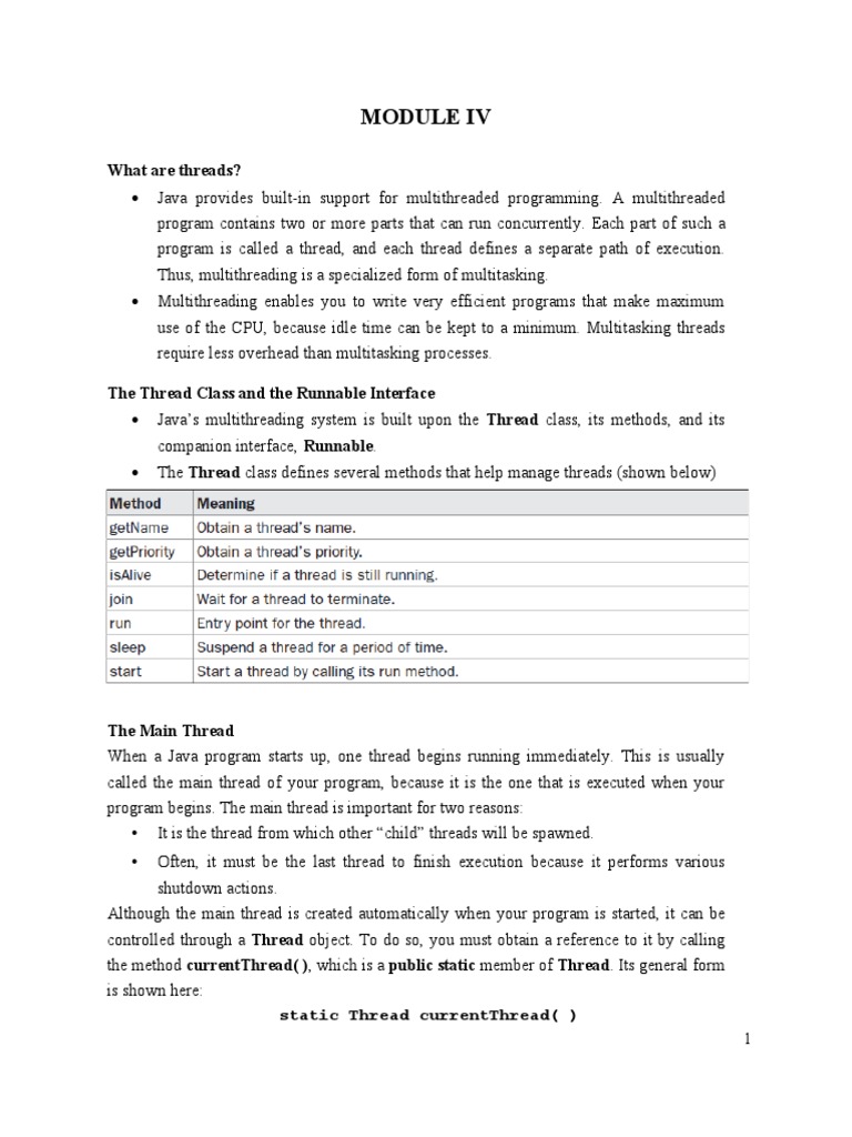What Are Threads? | PDF | Method (Computer Programming) | Thread (Computing)
