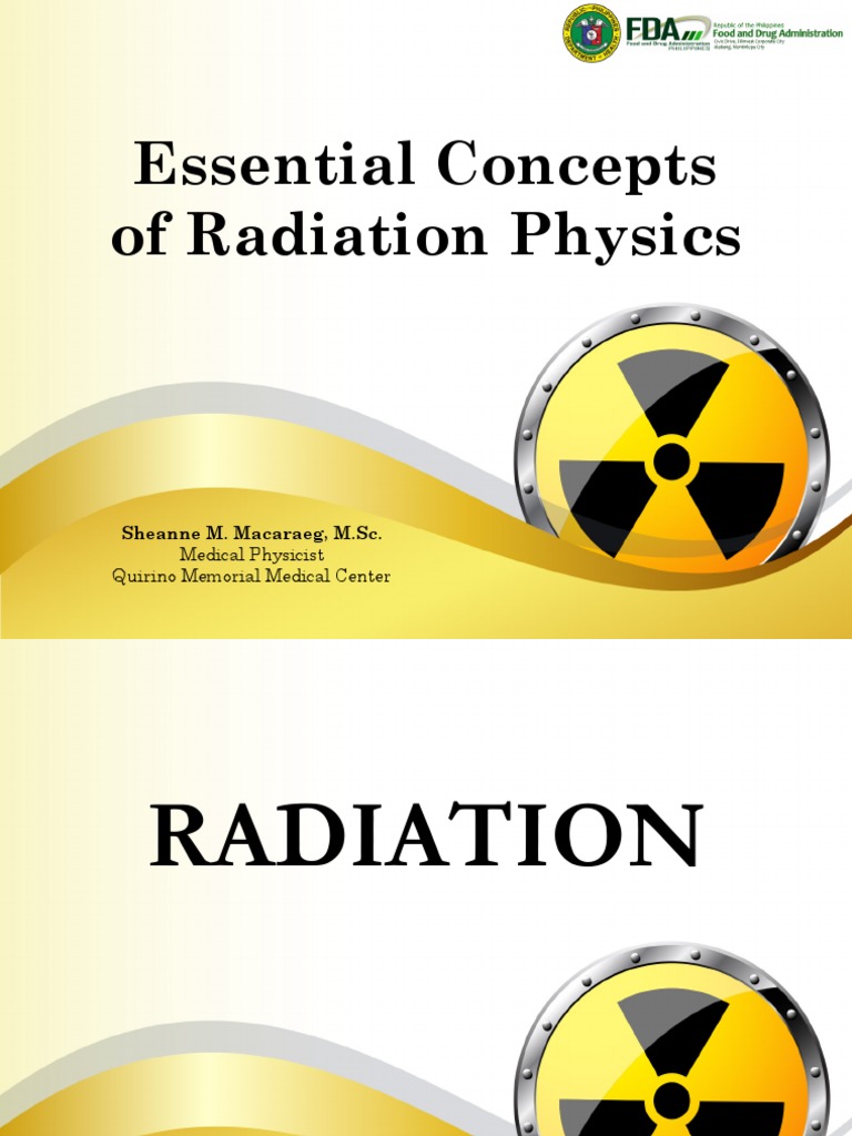 1 Essential Concept of Radiation Physics PDF | PDF | Ionizing Radiation ...