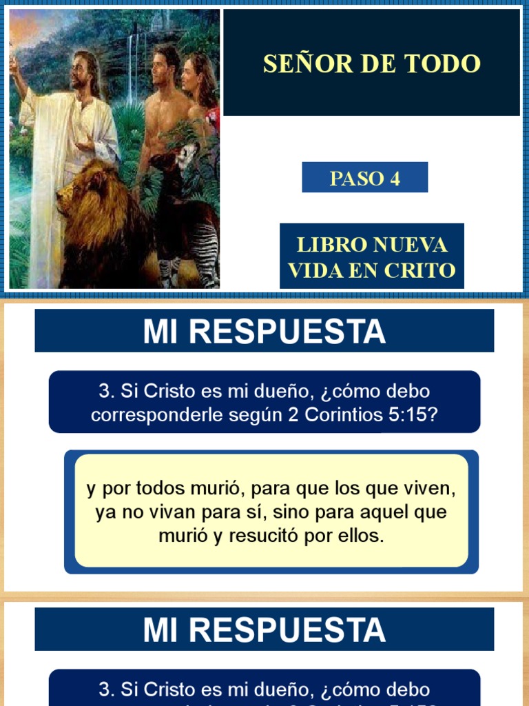 Nueva Vida En Cristo Pdf Jesús Cristo Título