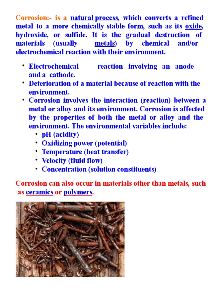 Understanding Corrosion and Its Types | PDF | Rust | Corrosion