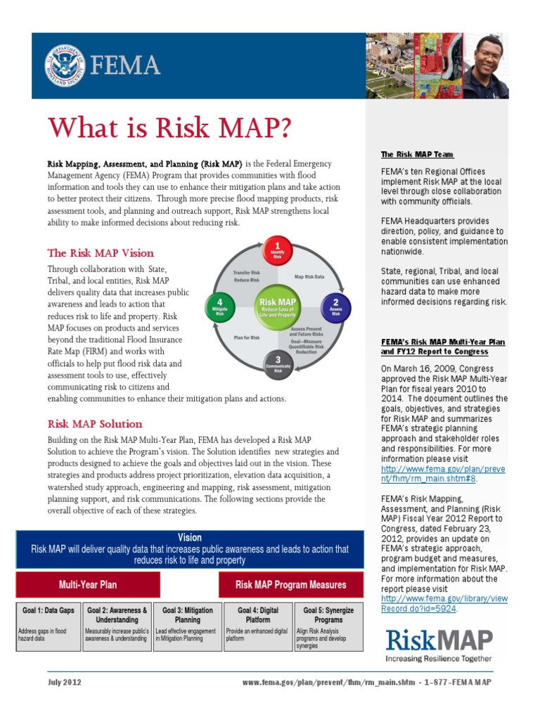 What Is Risk Map Factsheet 07 19 12 | PDF | Emergency Management ...