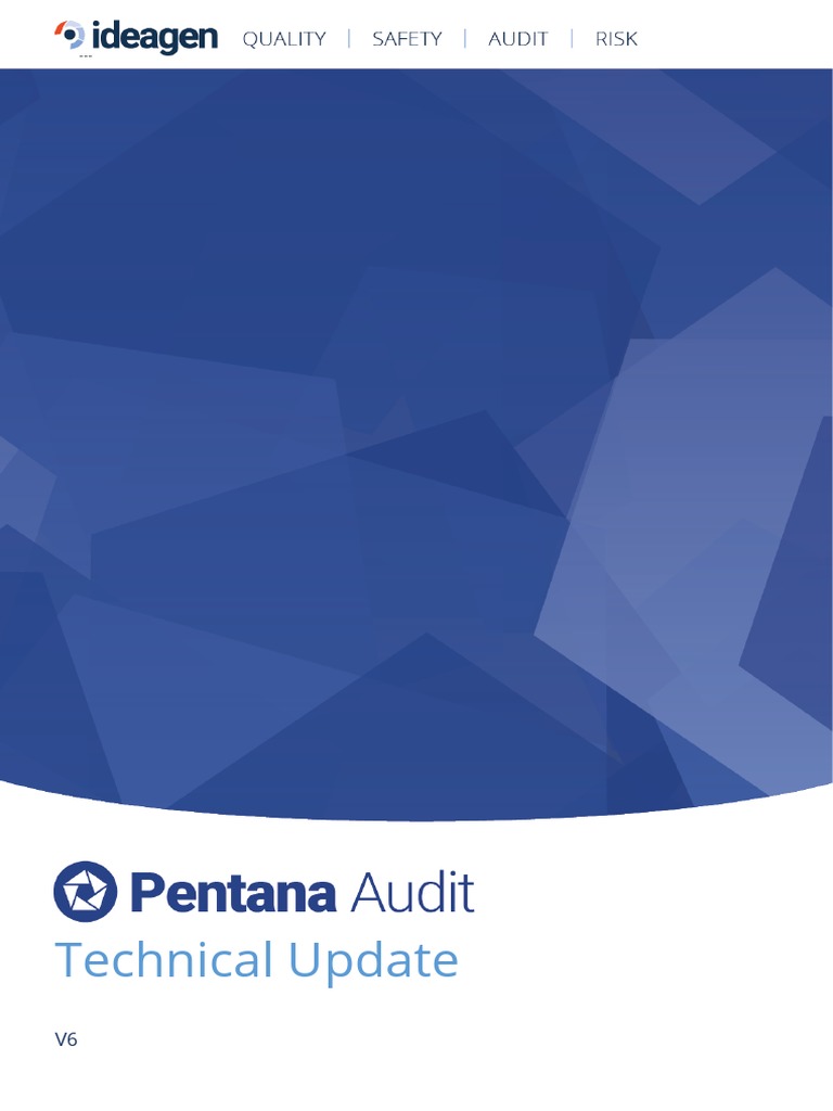 Ideagen Pentana Audit v6.0 Technical Update | PDF | Application ...
