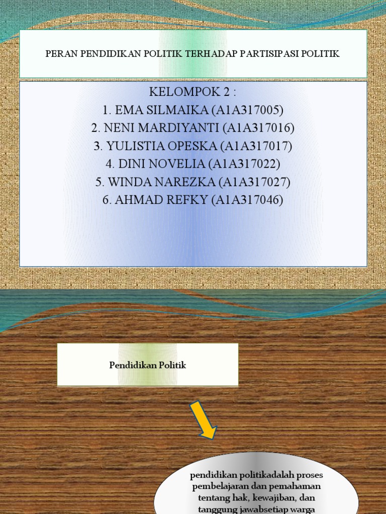 Pendidikan Politik | PDF