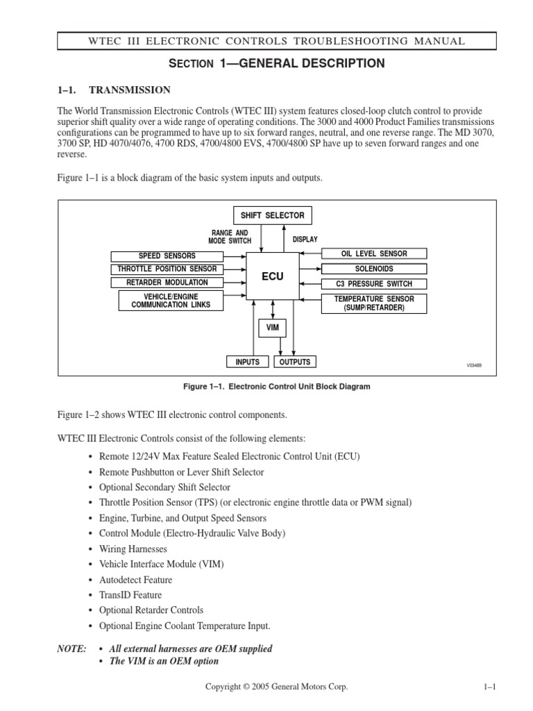 Wtec Iii PDF | PDF | Transmission (Mechanics) | Throttle