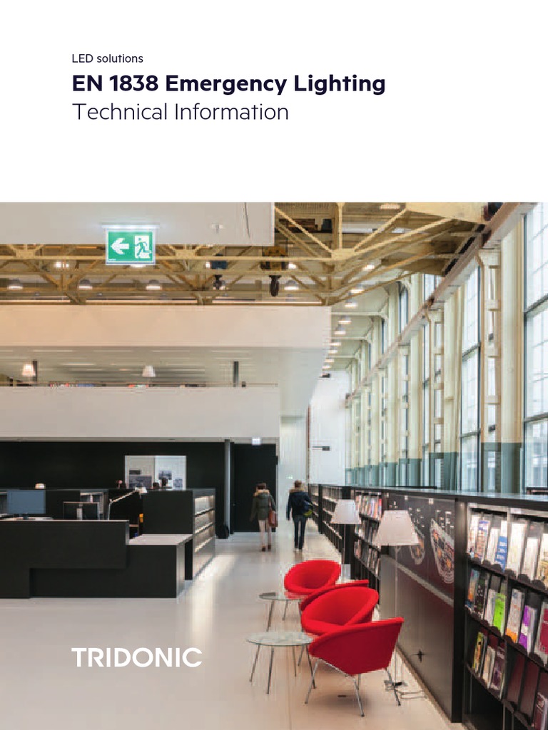 EN 1838 Emergency Lighting en PDF | PDF | Lighting | Power Supply