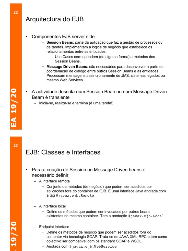 Ejb PDF | PDF | Enterprise Java Beans | Modelo cliente – Servidor