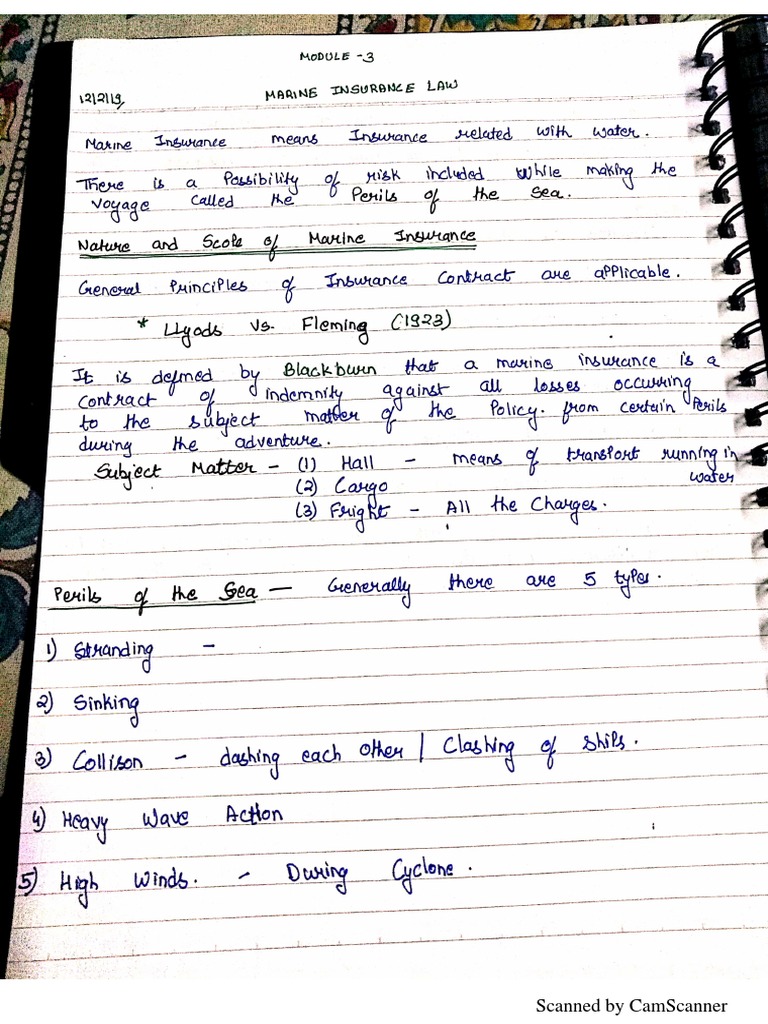 Insurance Notes | PDF