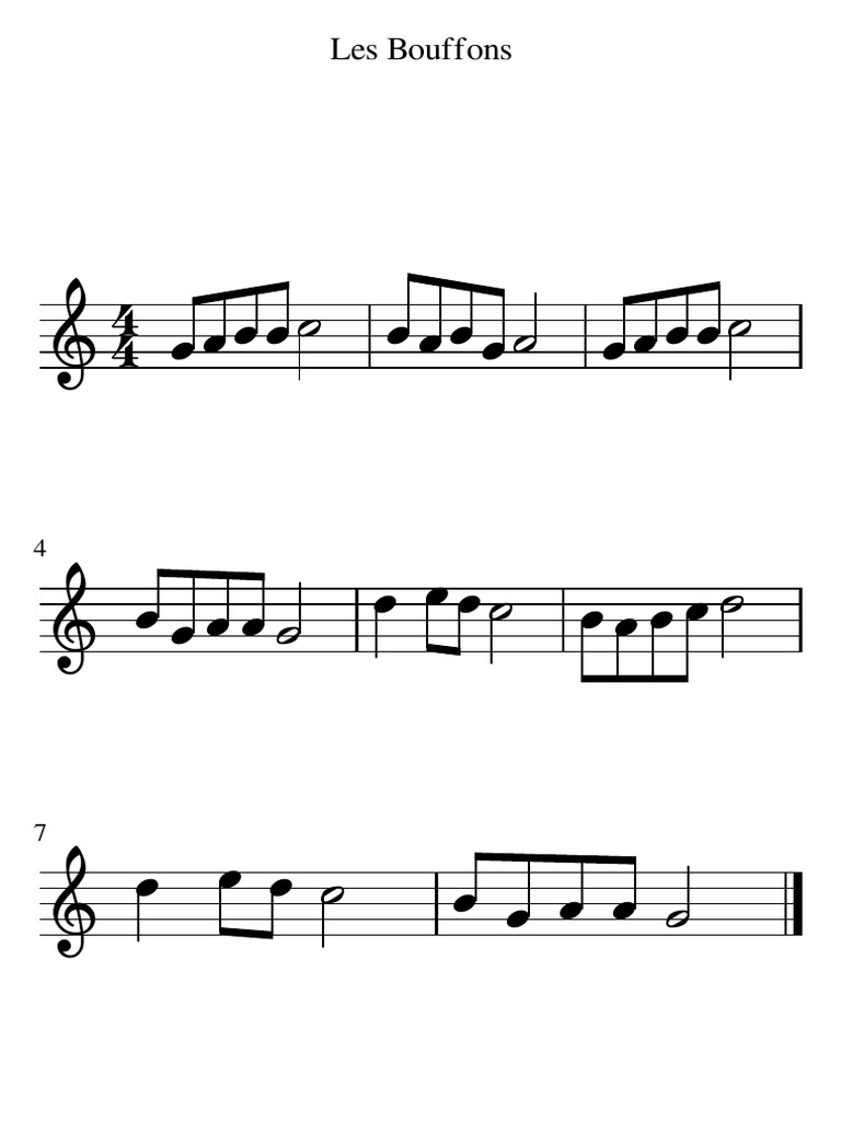 Les Bouffons PDF | PDF