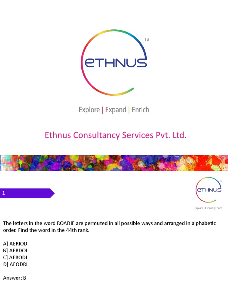 Ethnus Consultancy Services Pvt. LTD | PDF | Gear | Odds