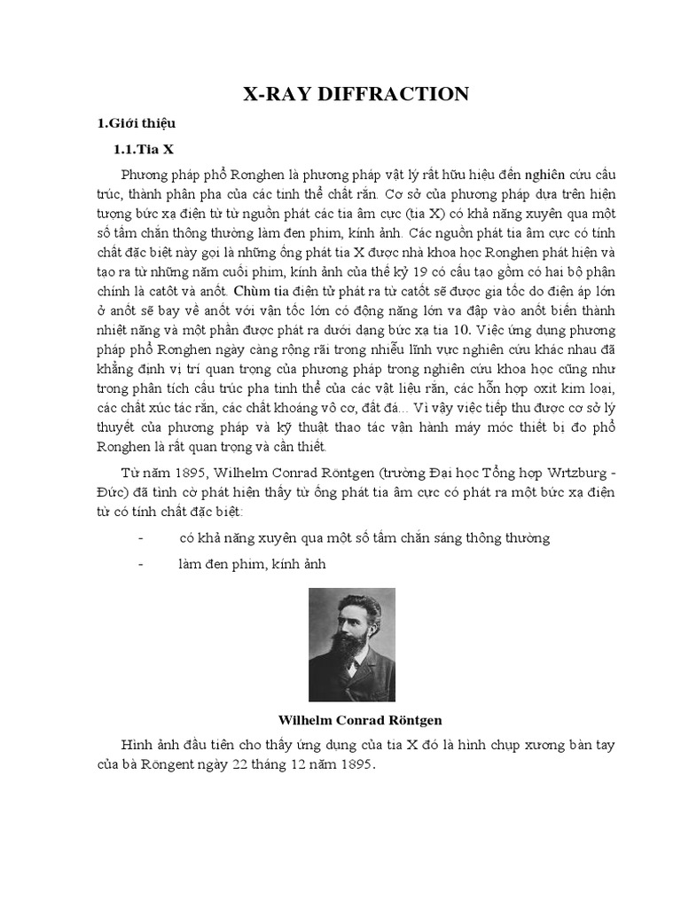 X-Ray Diffraction | PDF