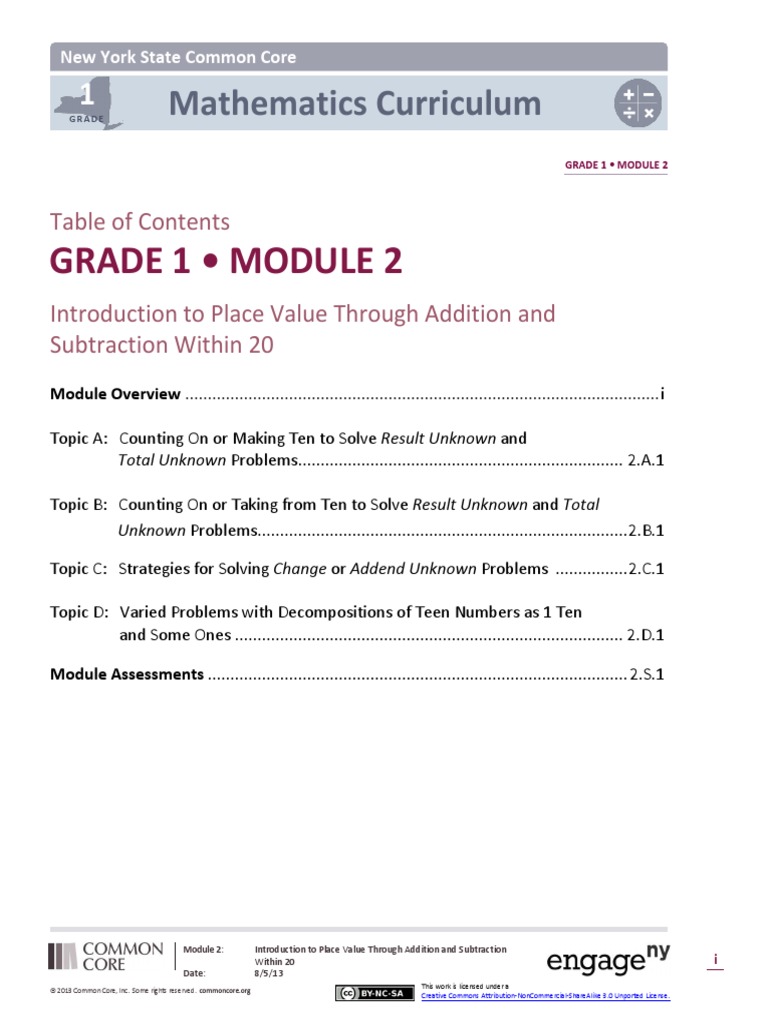 g1 m2 Full Module | PDF | Common Core State Standards Initiative ...