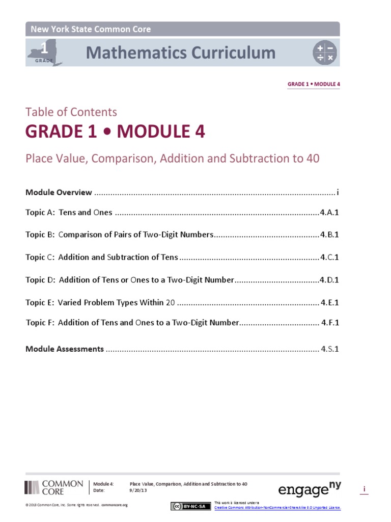 g1 m4 Full - Module PDF | PDF | Common Core State Standards Initiative ...