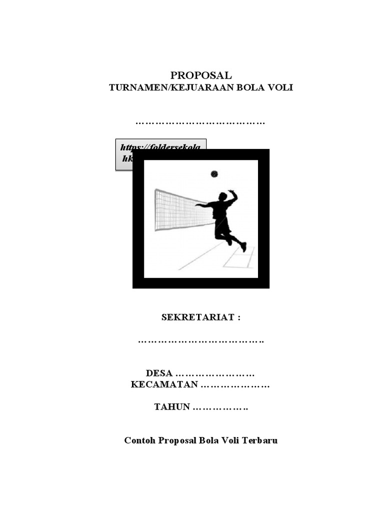 Contoh Proposal Bola Voli Terbaru | PDF