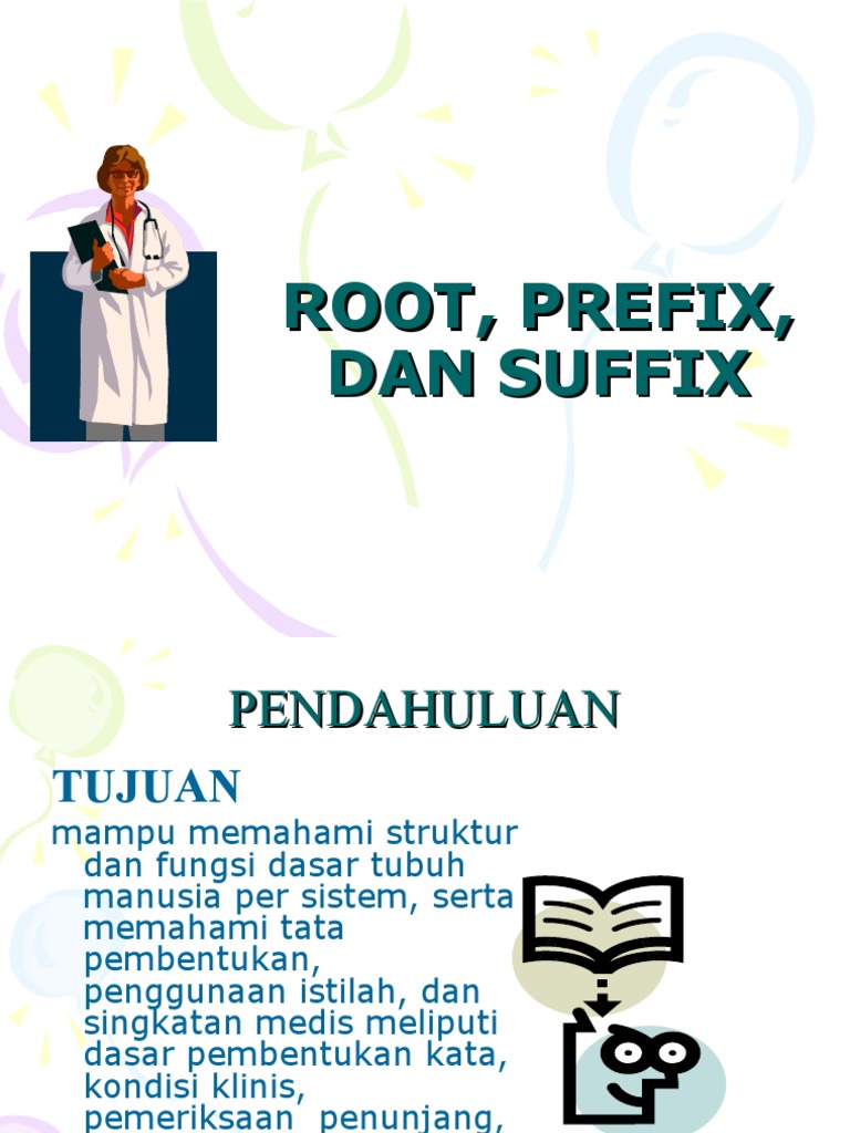 Terminologi Medis: Akar, Awalan, Akhiran | PDF