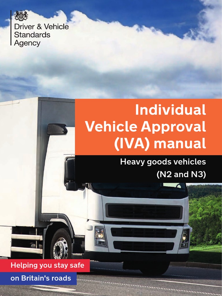 Individual Vehicle Approval Inspection Manual Lorries | Download Free ...
