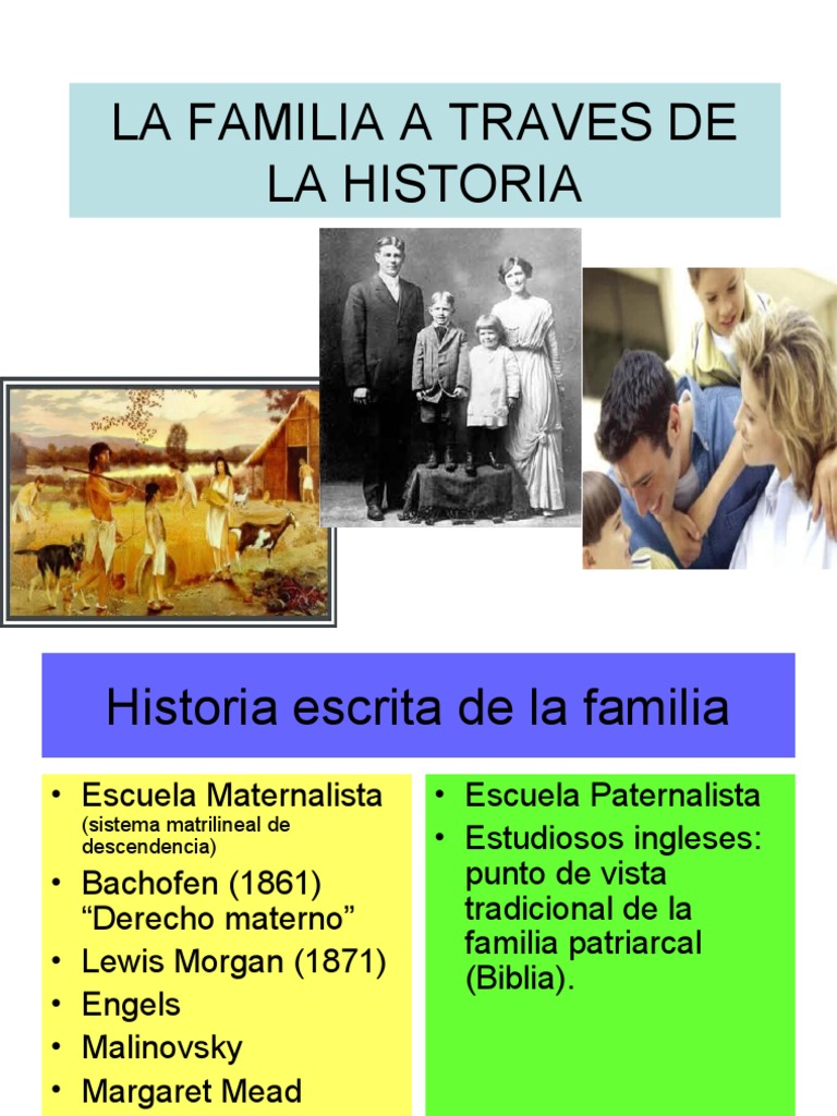 Evolución Histórica de la Familia | PDF | Familia | Relaciones ...