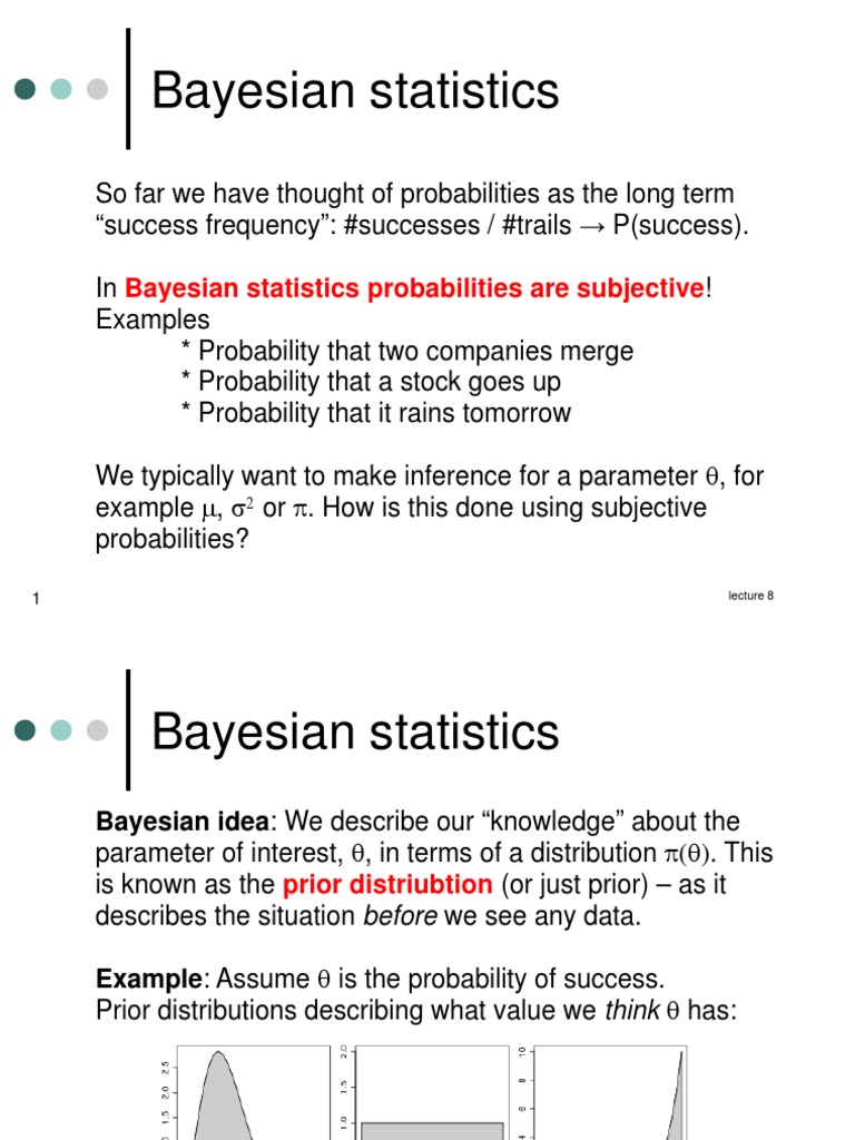 Slides 10 | PDF | Bayesian Inference | Probability Distribution