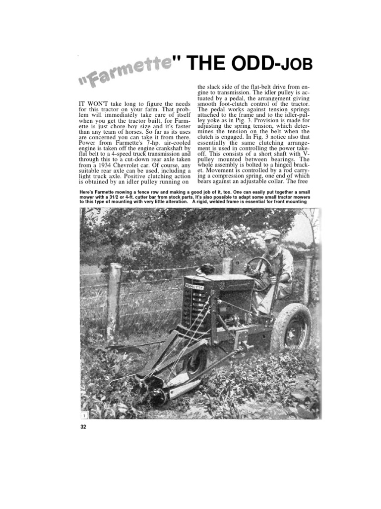 Tractor Plans | PDF | Business