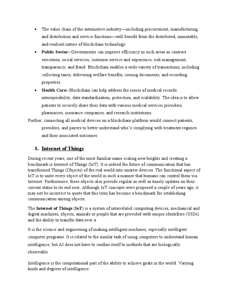 Internet of Things | PDF