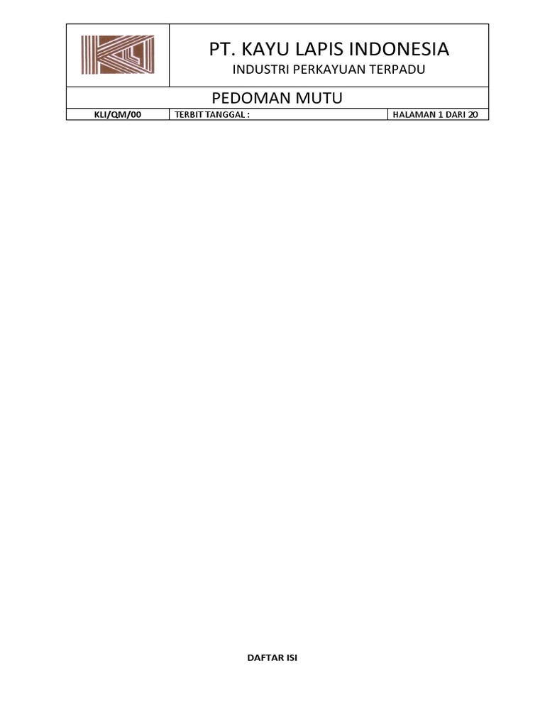 Pedoman Sistem Mutu ISO 9001 2015 | PDF