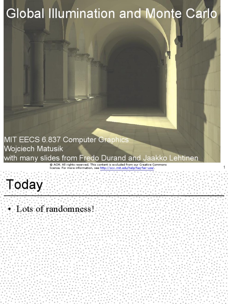 MIT6 837F12 Lec18 | PDF | Rendering (Computer Graphics) | Graphics