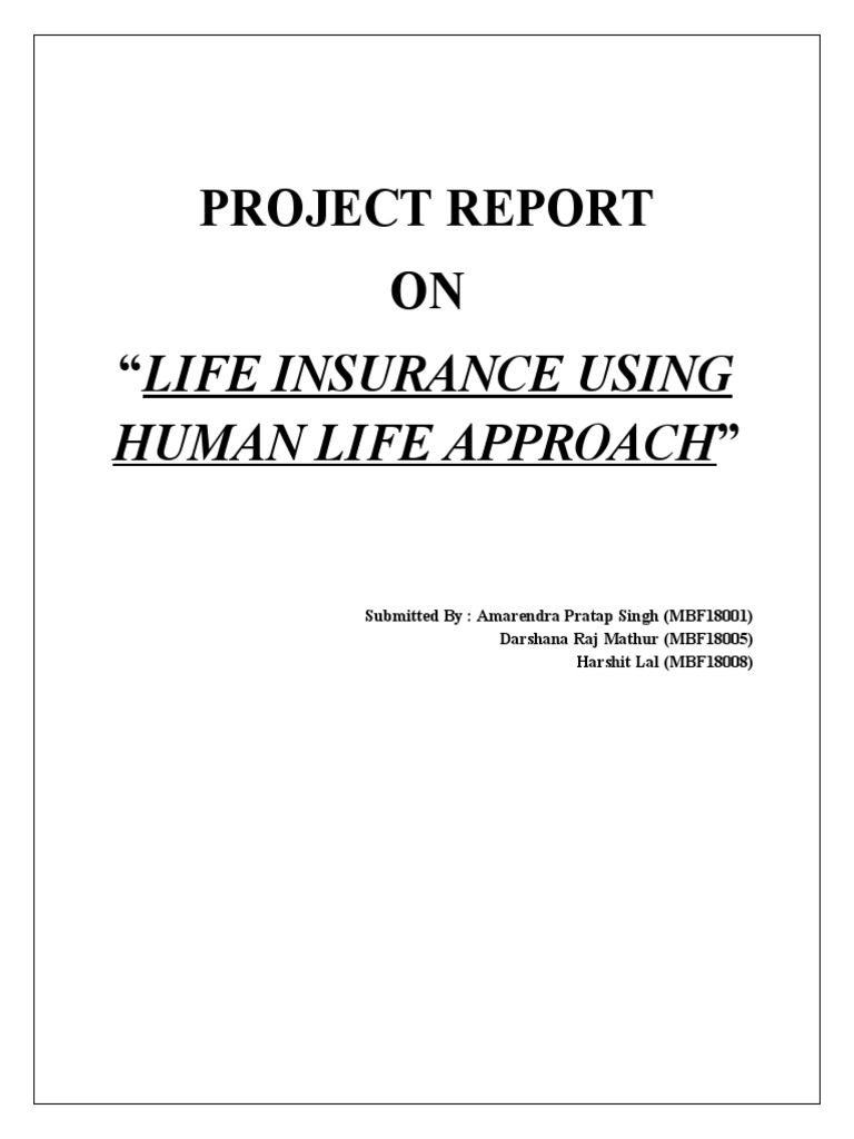 Life Insurance Project | PDF | Life Insurance | Insurance