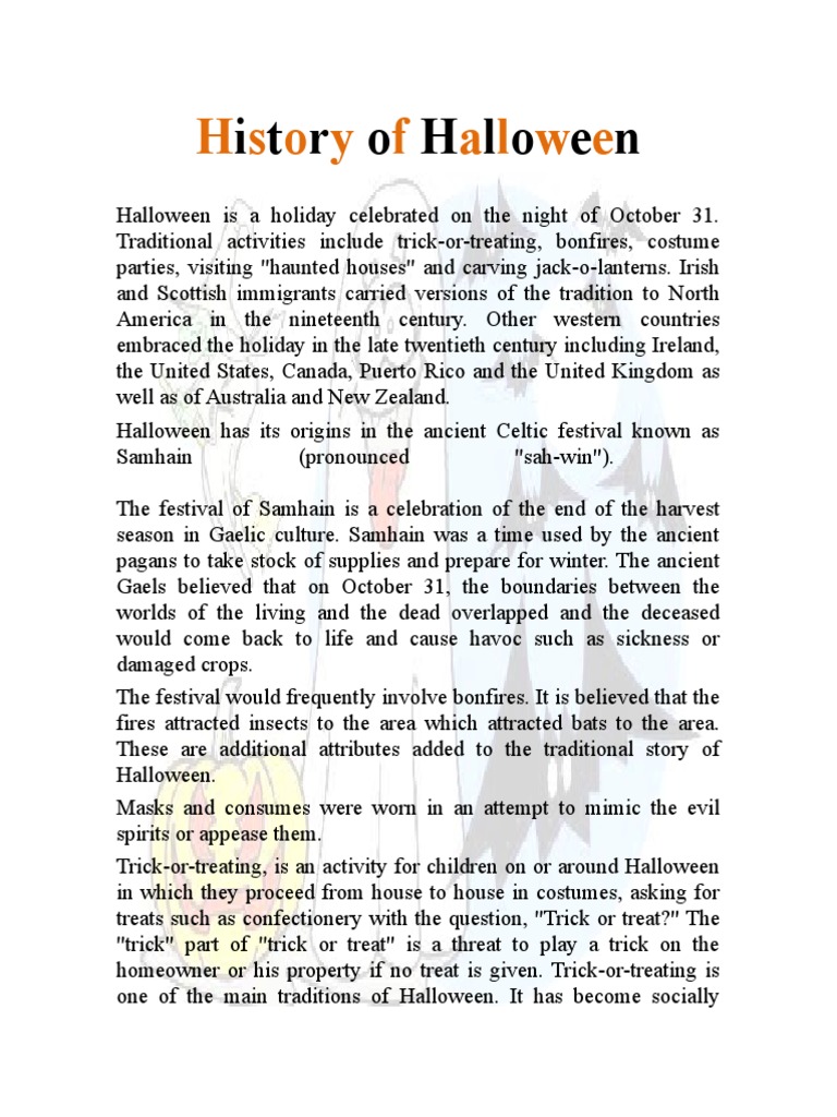 History of Halloween | PDF | Social Science